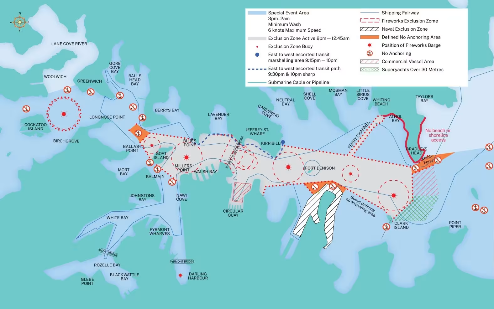 Where Can I Best See Sydney NYE Fireworks by Boat?